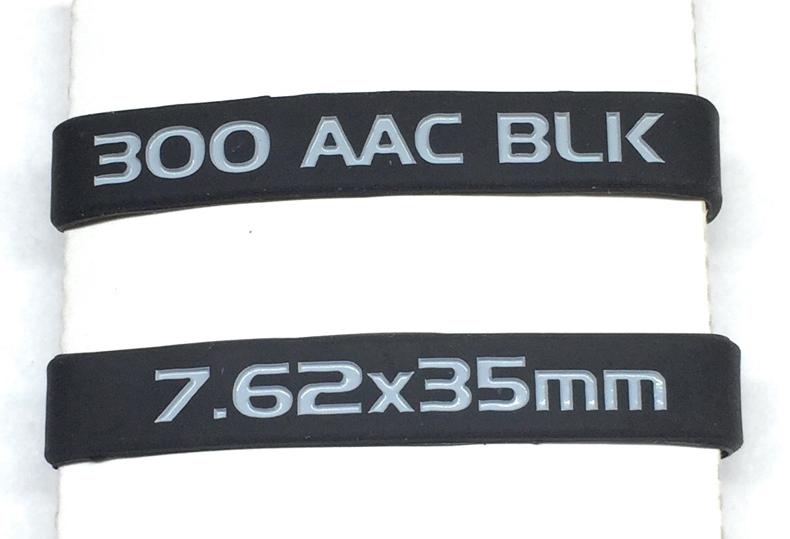 300 AAC Blackout Magazine Marking Band 4 pack (Black-Gray) – Sighthound ...